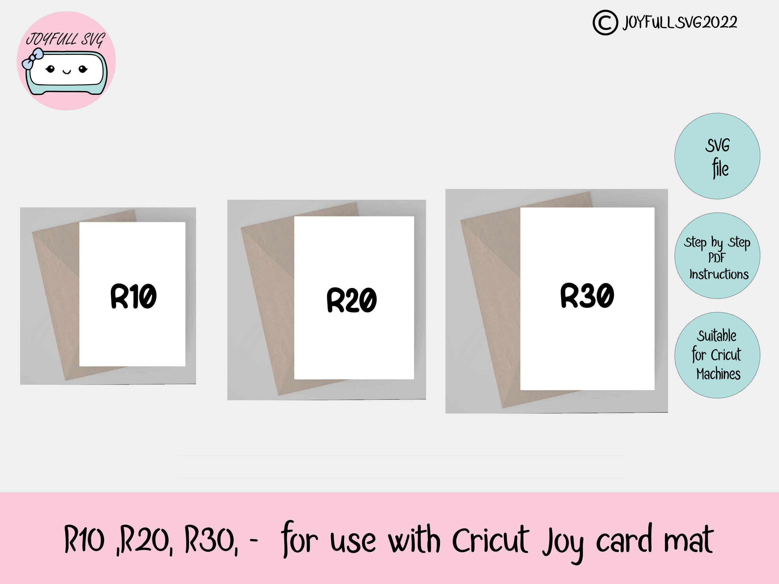 SVG: Set of 5 Card Template Insert Card Template SVG DIY - Etsy Canada