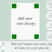 SVG: R30 Card Template With Corners SVG, DIY Card Template, Cricut ...