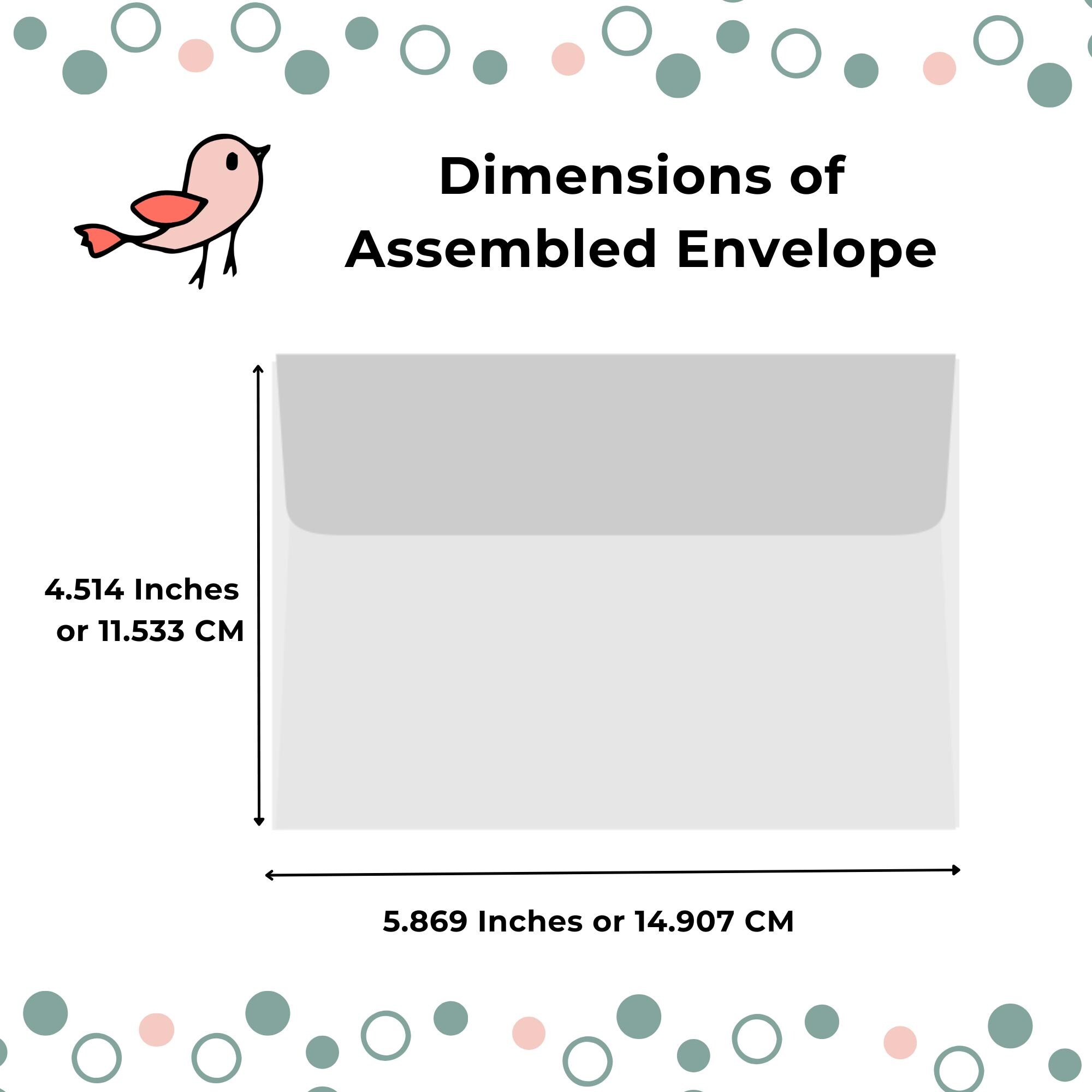 A2 Card Template SVG, Blank Card Template SVG, DIY Card Template, 4.25 ...