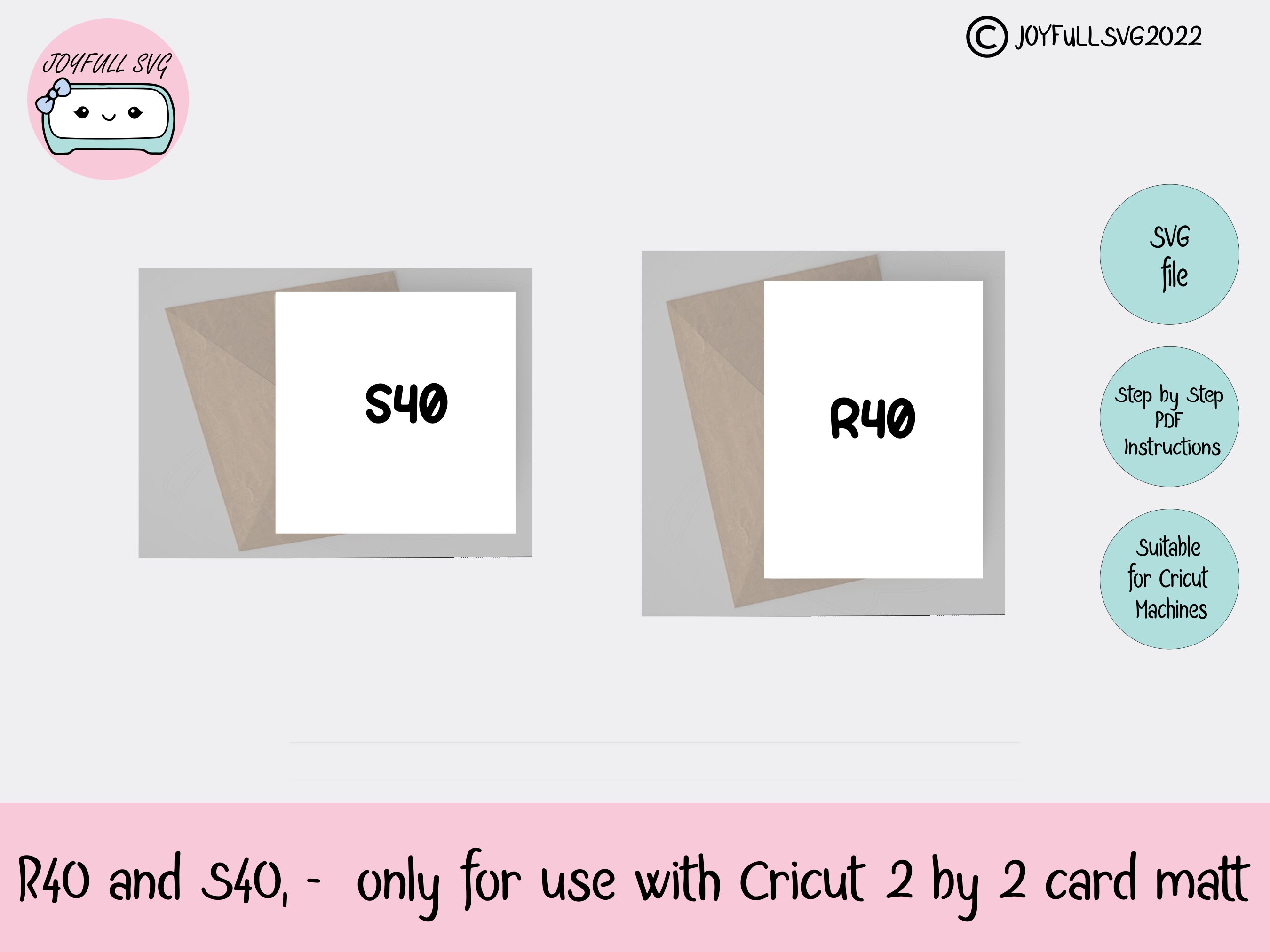 SVG: Set of 5 Card Template Insert Card Template SVG DIY - Etsy Australia