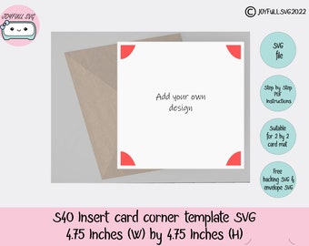 S40 Insert Card - Etsy