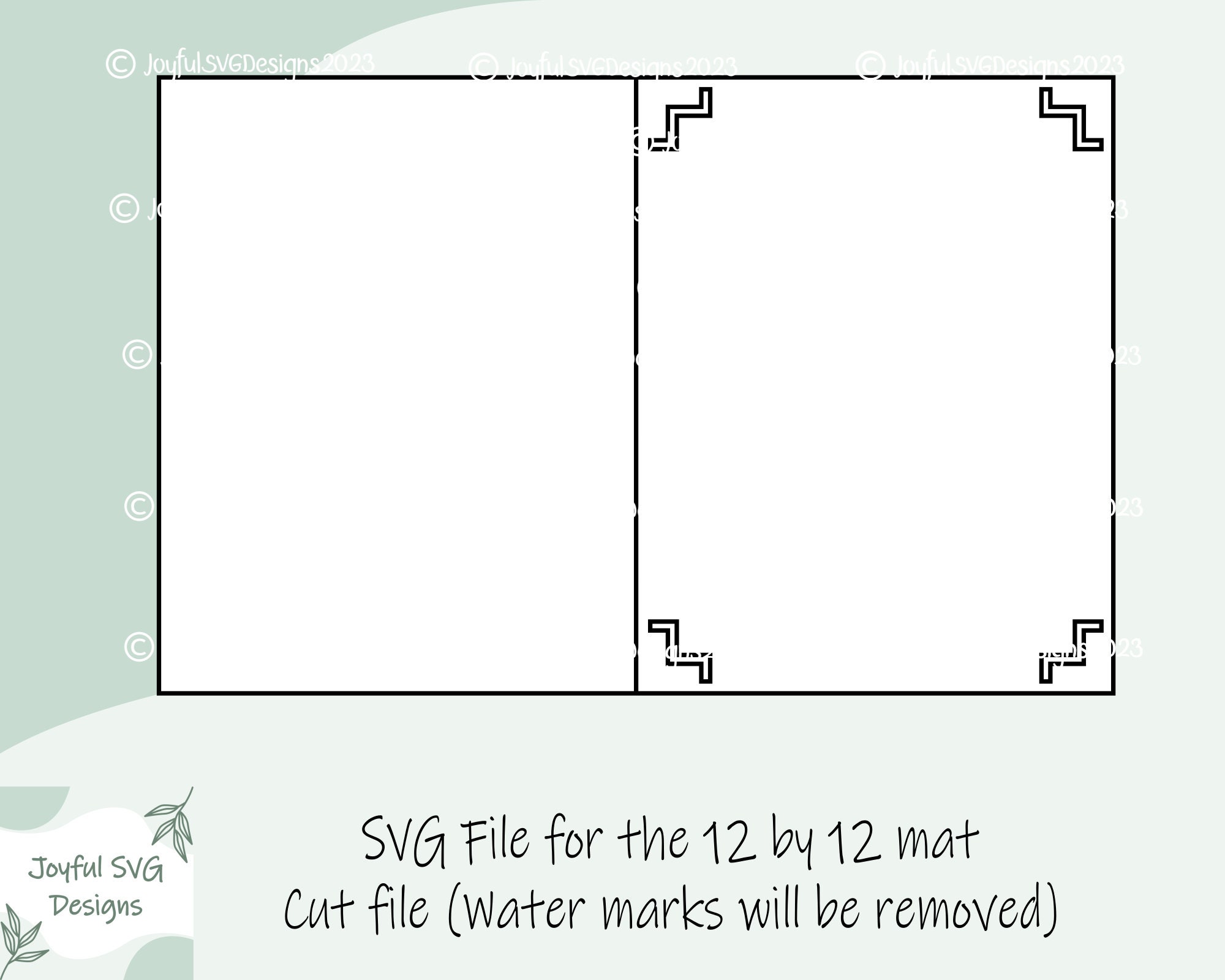 SVG: R10 Corner Cut Template, Insert Card Template SVG, DIY Card ...