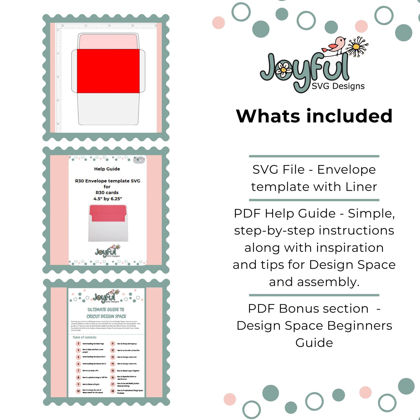 R30 Envelope Template With Liner SVG for Cricut Machines, Cricut ...