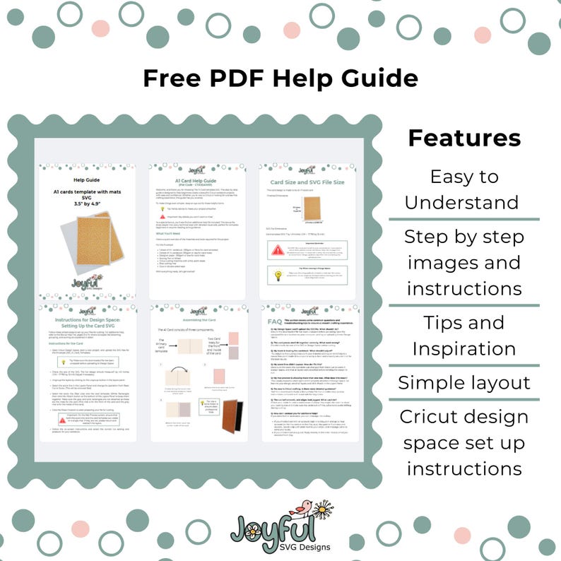 A1 Card Template SVG, Card Template SVG, DIY Card Template, 3.5 Inches ...