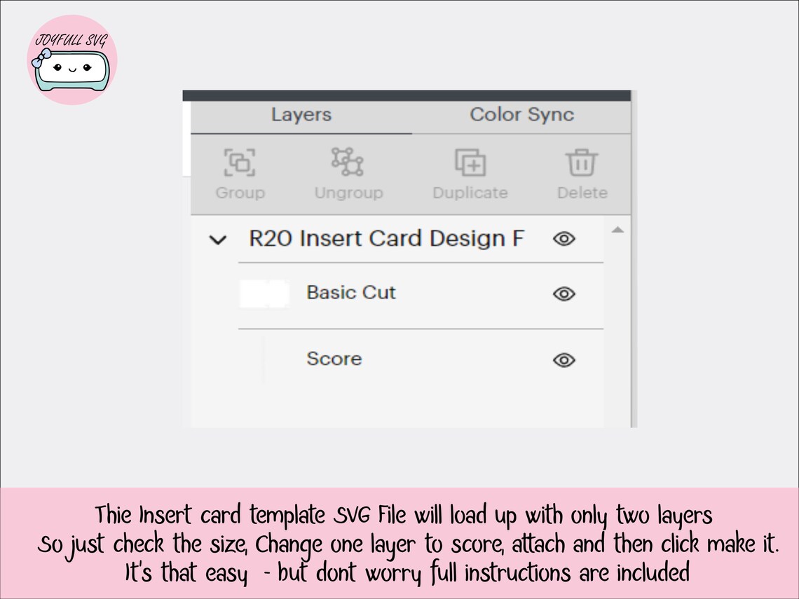SVG: Insert Card Template With Corners SVG DIY Card Template - Etsy