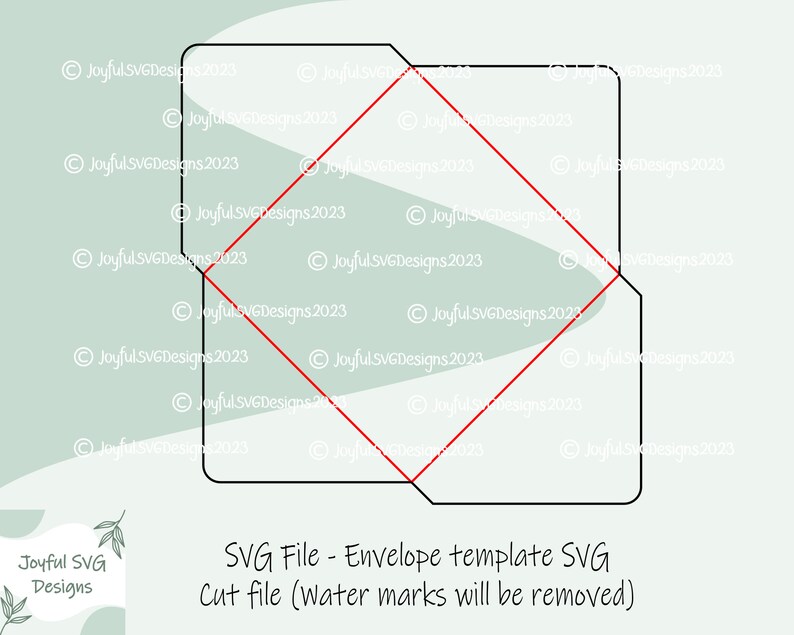 SVG: S40 Insert Card Corners Template SVG, DIY Card Template, 4.75 ...
