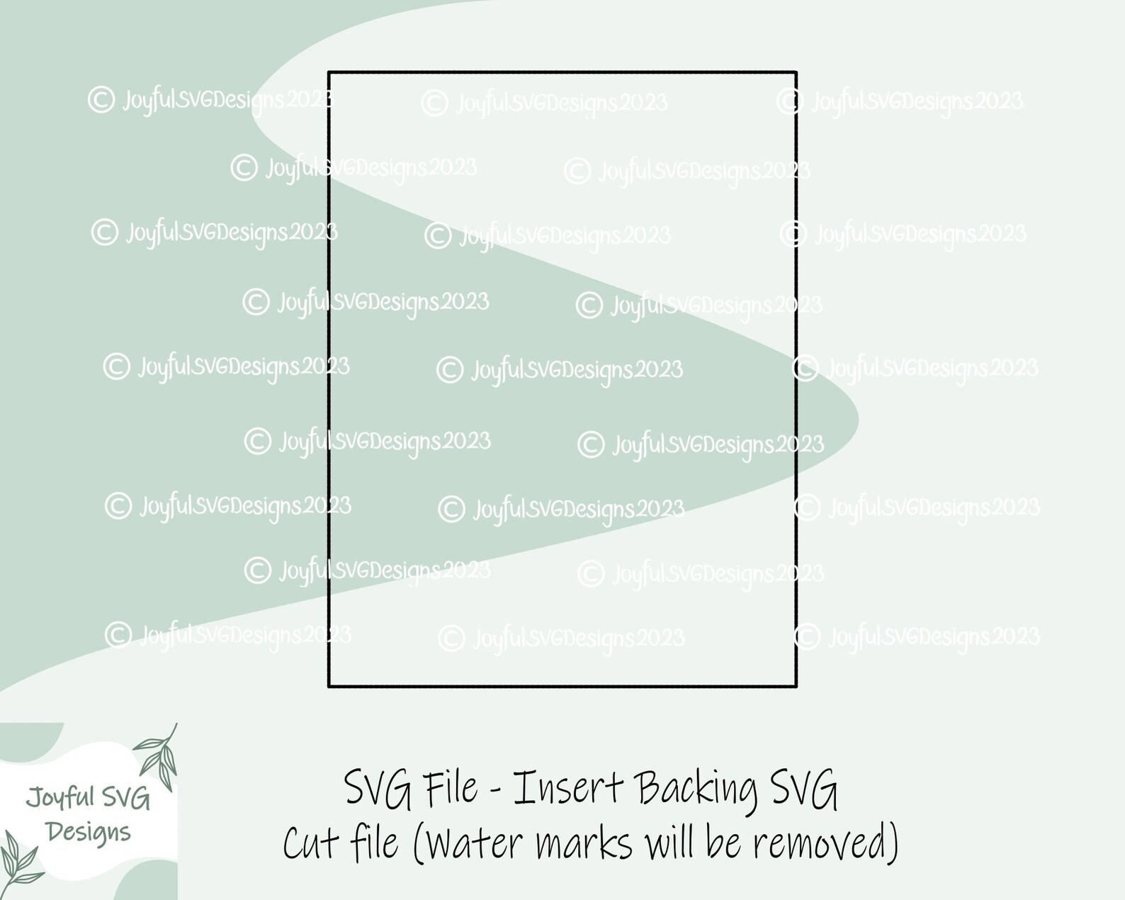 SVG: Insert Card Template With Corners SVG, DIY Card Template, 4.25 ...