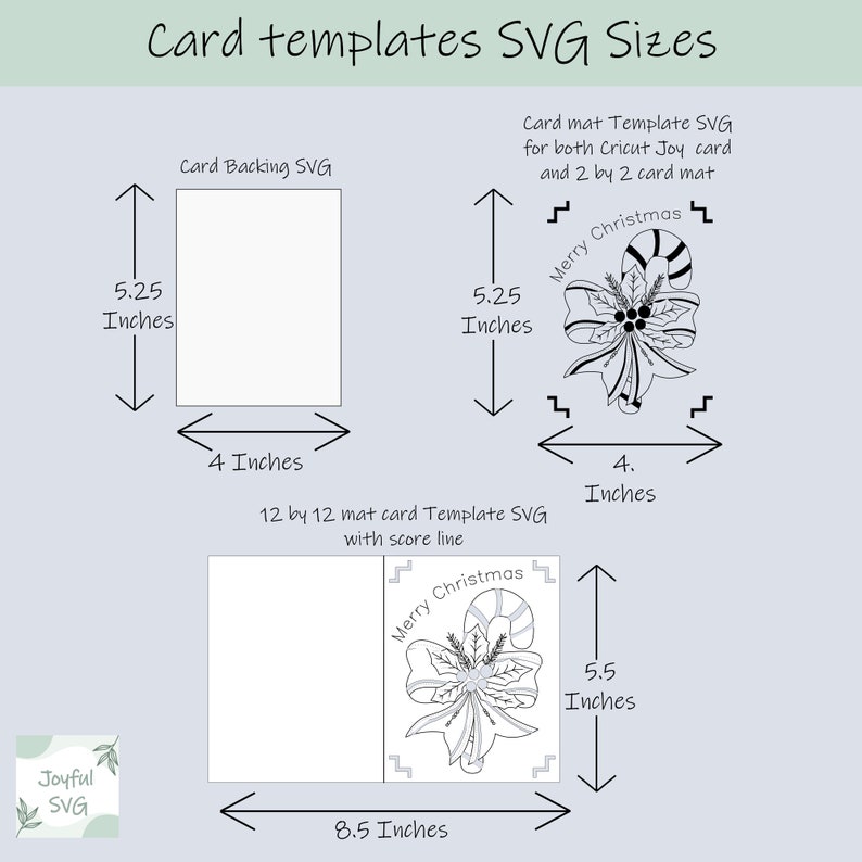 SVG: Candy Cane DIY Christmas Card Cricut Insert Card - Etsy