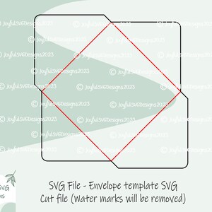 SVG: S40 Insert Card Corners Template SVG, DIY Card Template, 4.75 ...