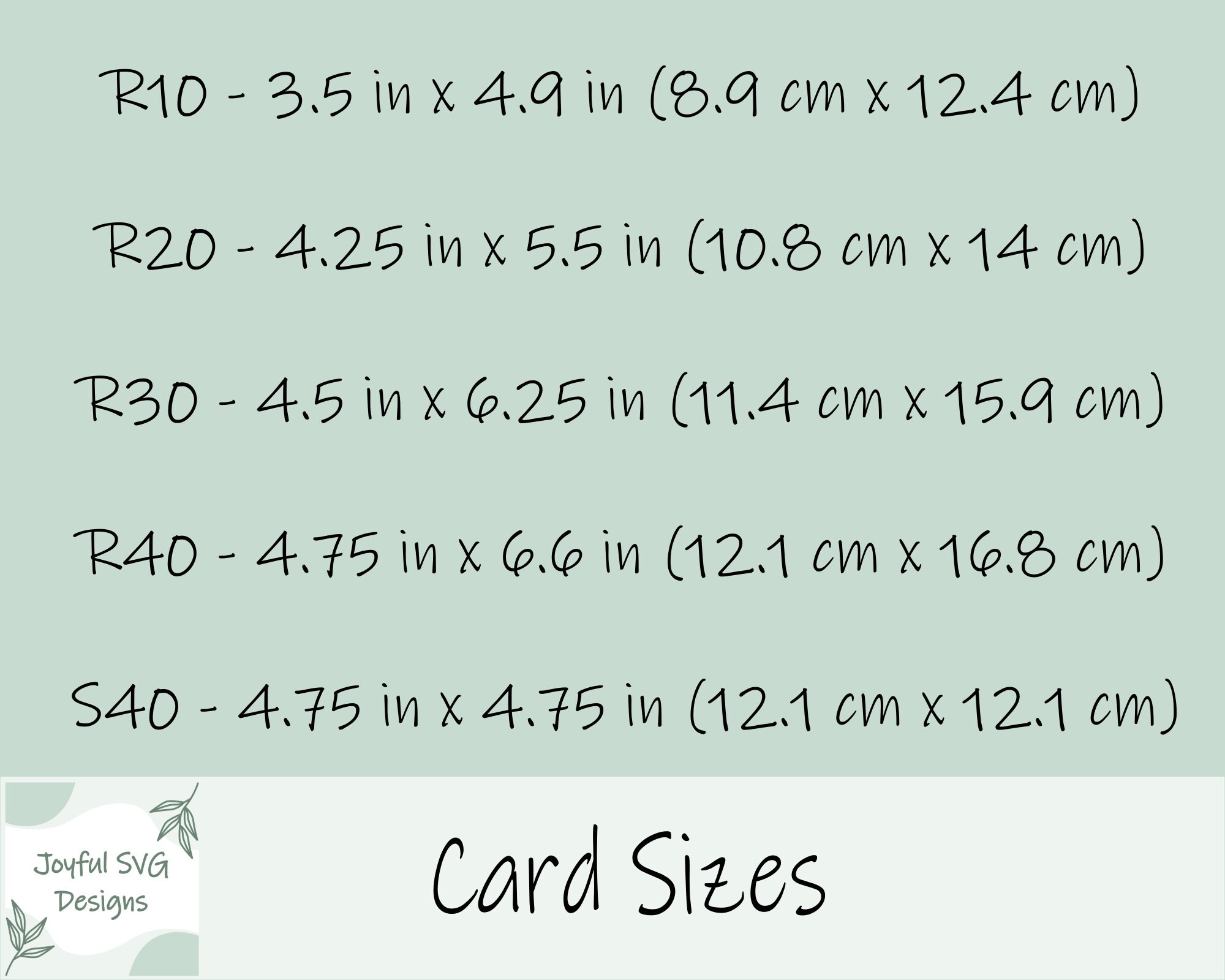 SVG: Set of 8 Card Template With Corners for Cricut Card Sizes - Etsy