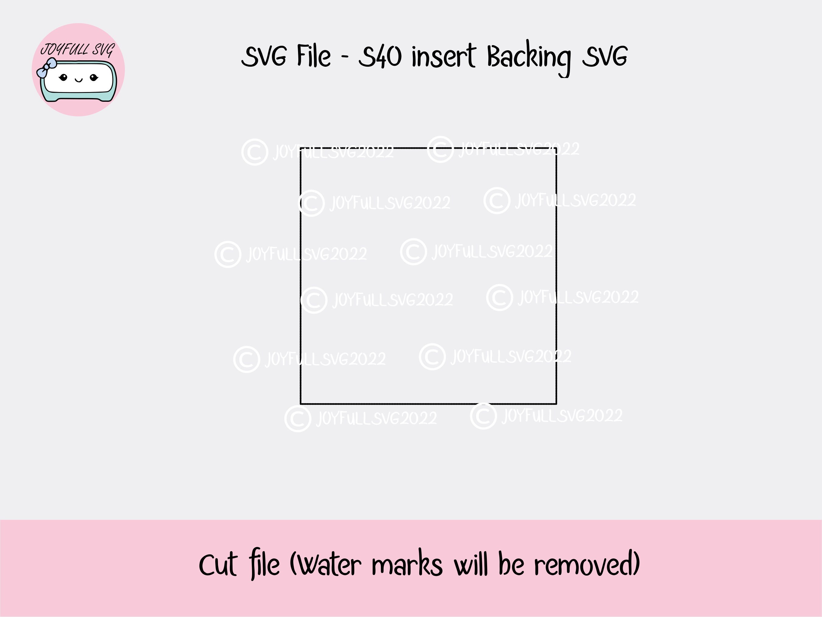 SVG: S40 Insert Card Corners Template SVG DIY Card Template - Etsy