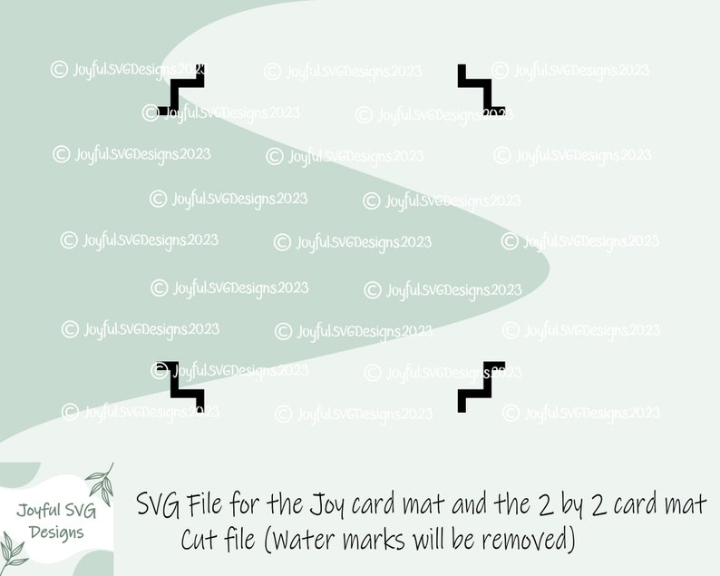 SVG: S40 Insert Card Corners Template SVG, DIY Card Template, 4.75 ...