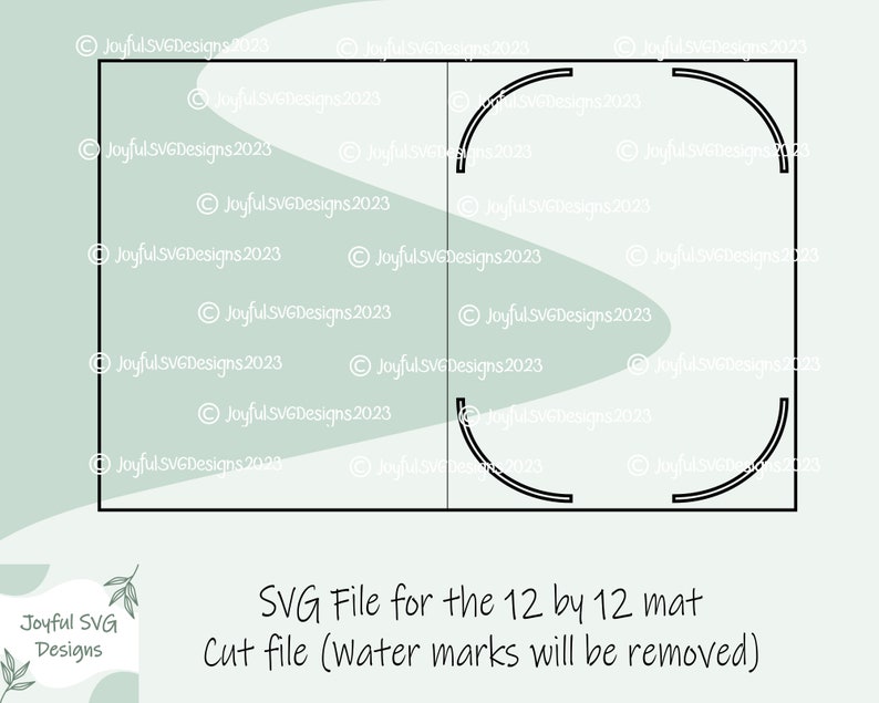SVG: Insert Card Template With Corners SVG, DIY Card Template, 4.25 ...