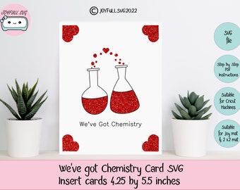 Chemistry Valentine Card - Etsy