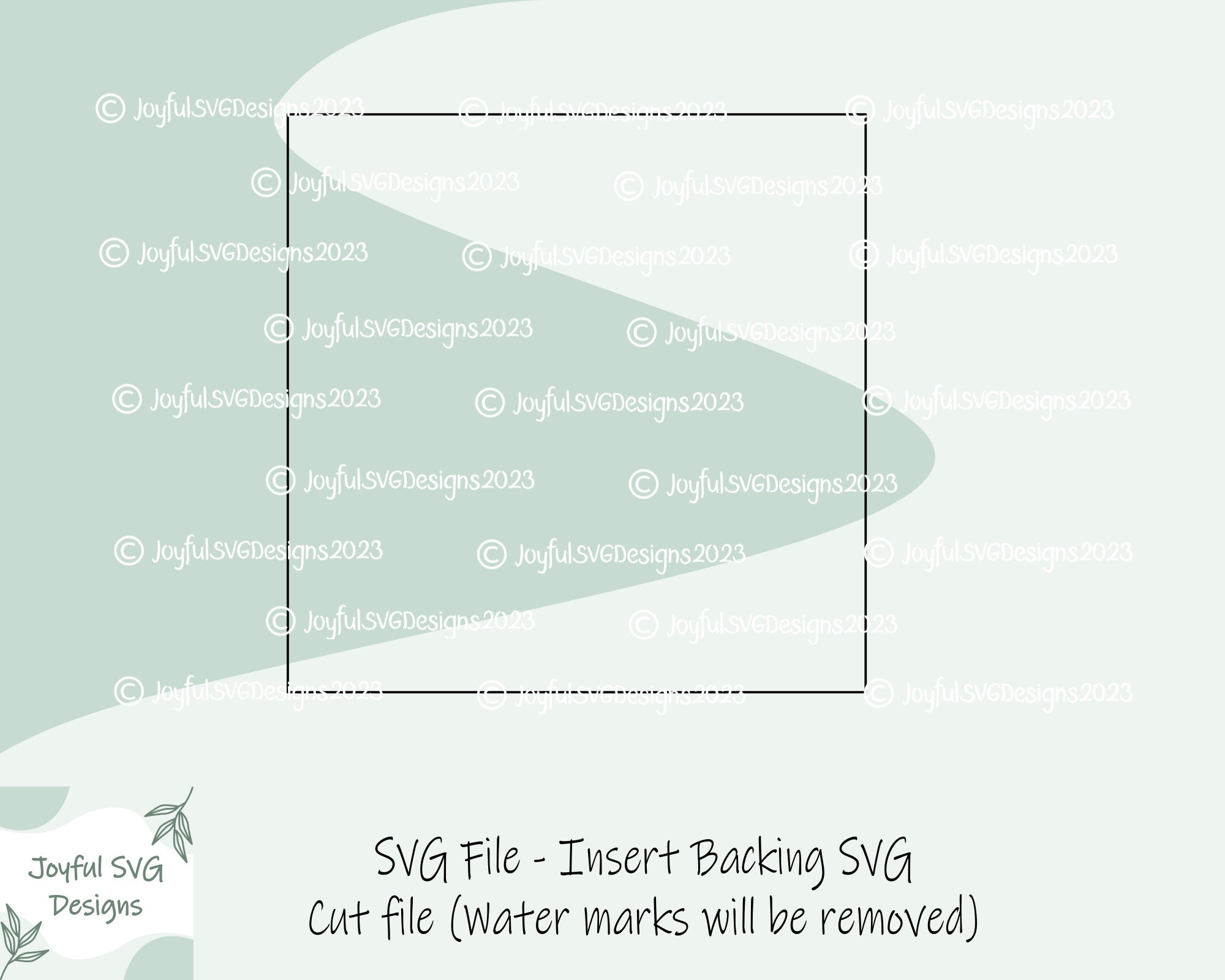 SVG: S40 Insert Card Corners Template SVG, DIY Card Template, 4.75 ...