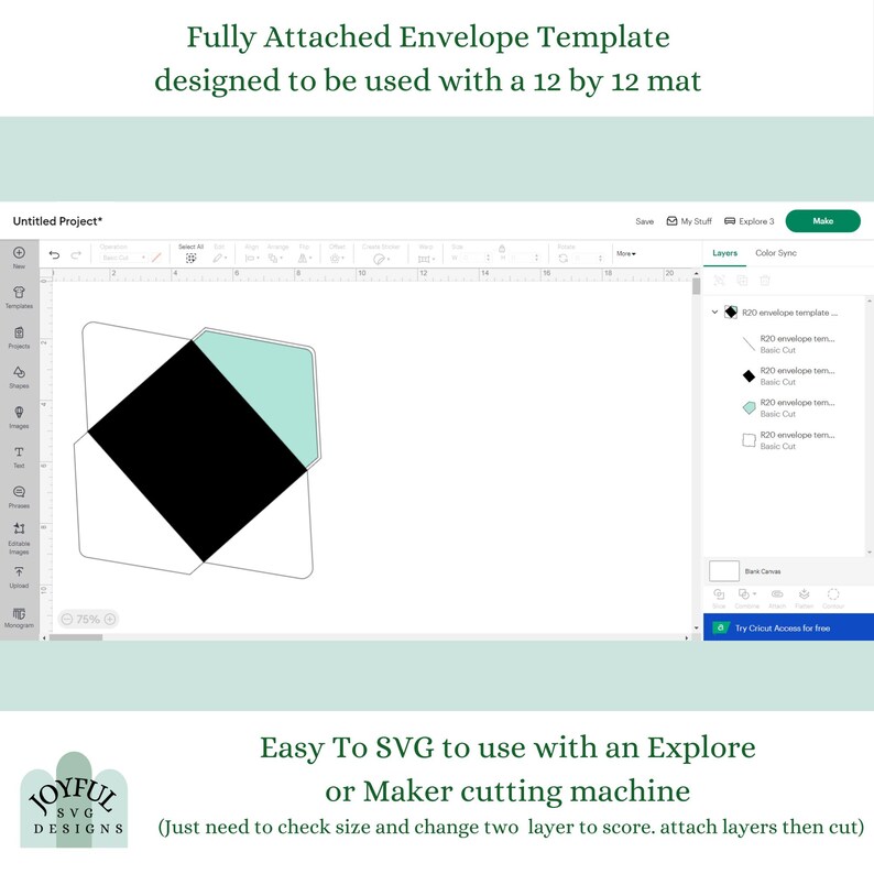 R20 Card Template SVG, Blank Card Template SVG, DIY Card Template, 4.25 ...