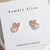 TRI CORGI Earrings / Hypoallergenic Titanium Posts / Tri-colored Corgi ...