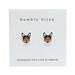 TRI CORGI Earrings / Hypoallergenic Titanium Posts / Tri-colored Corgi ...