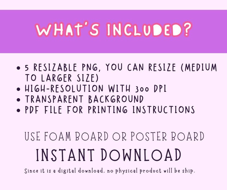 Chibi Kpop Standee Cutouts | Kpop Idol Party Decor (digital Download ...