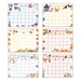 2026 Calendar Printable, Kids Cute Watercolor Monthly Calendar ...