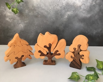 Wooden Toy Tree - Etsy