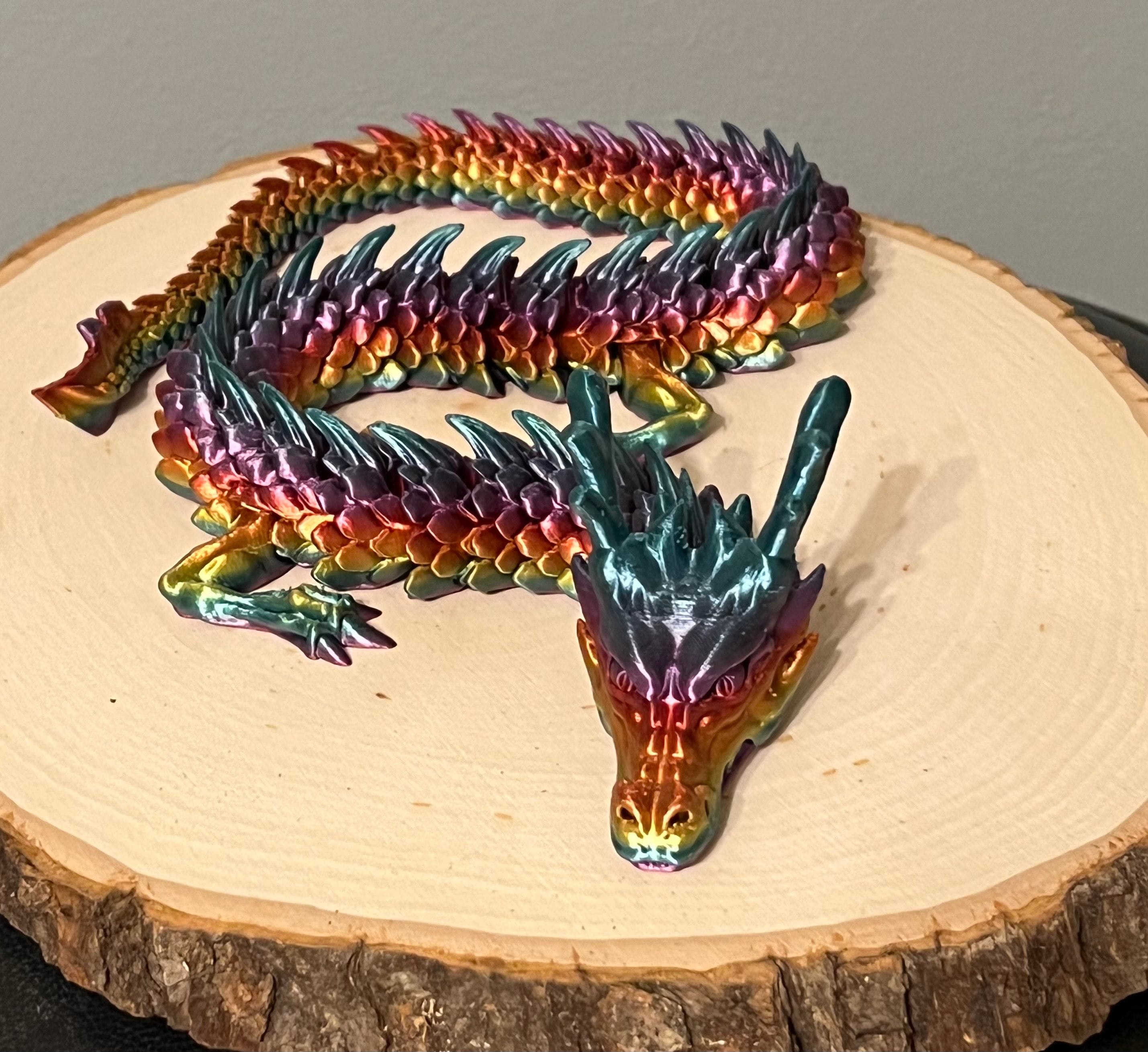 3D Printed Dragon - Etsy