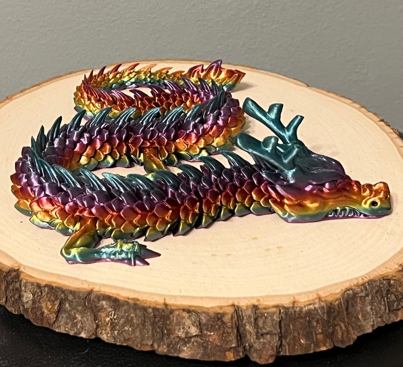 3D Printed Dragon - Etsy