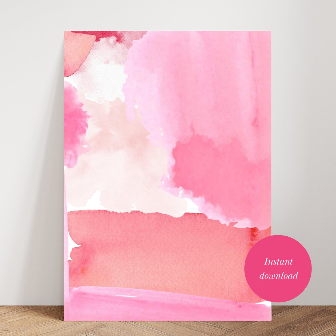 Hot Pink Wall Art Set of 3 Prints Set of 3 Pink Prints Over - Etsy