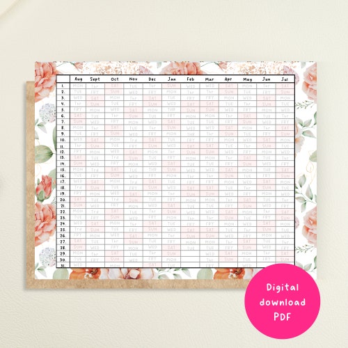 Homeschool Attendance Log Printable Attendance Tracker - Etsy