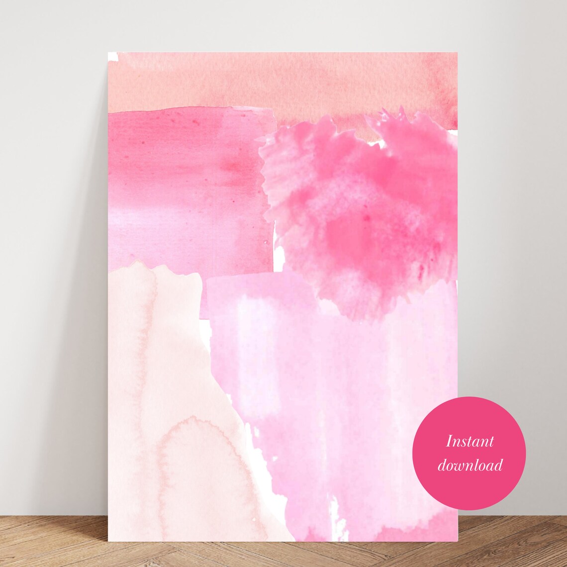 Hot Pink Wall Art Set of 3 Prints Set of 3 Pink Prints Over - Etsy