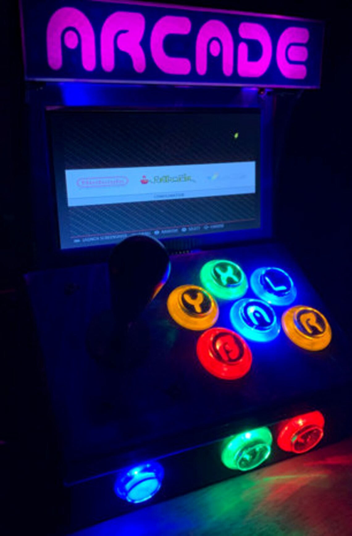 DIGITAL Raspberry Pi ARCADE Machine 3D Print STL Files With Bill of ...