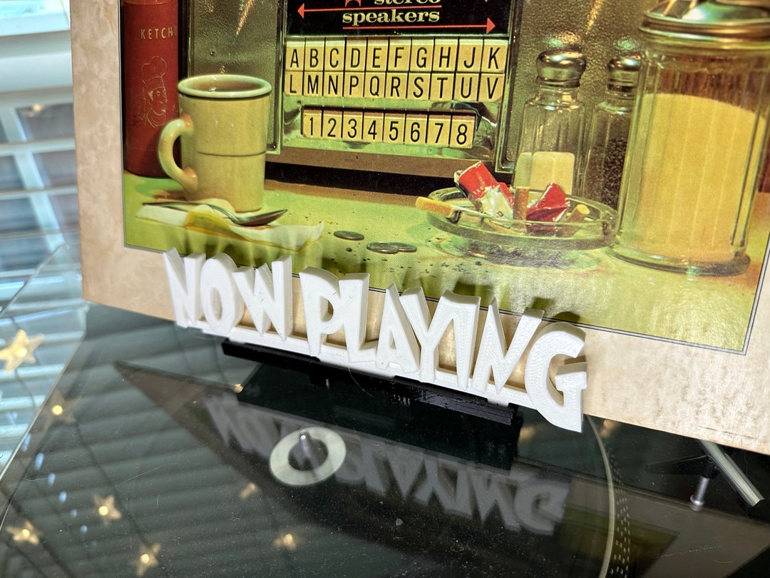 Nifty Style Now Playing VINYL RECORD Stand | Lp ALBUM Display Holder ...