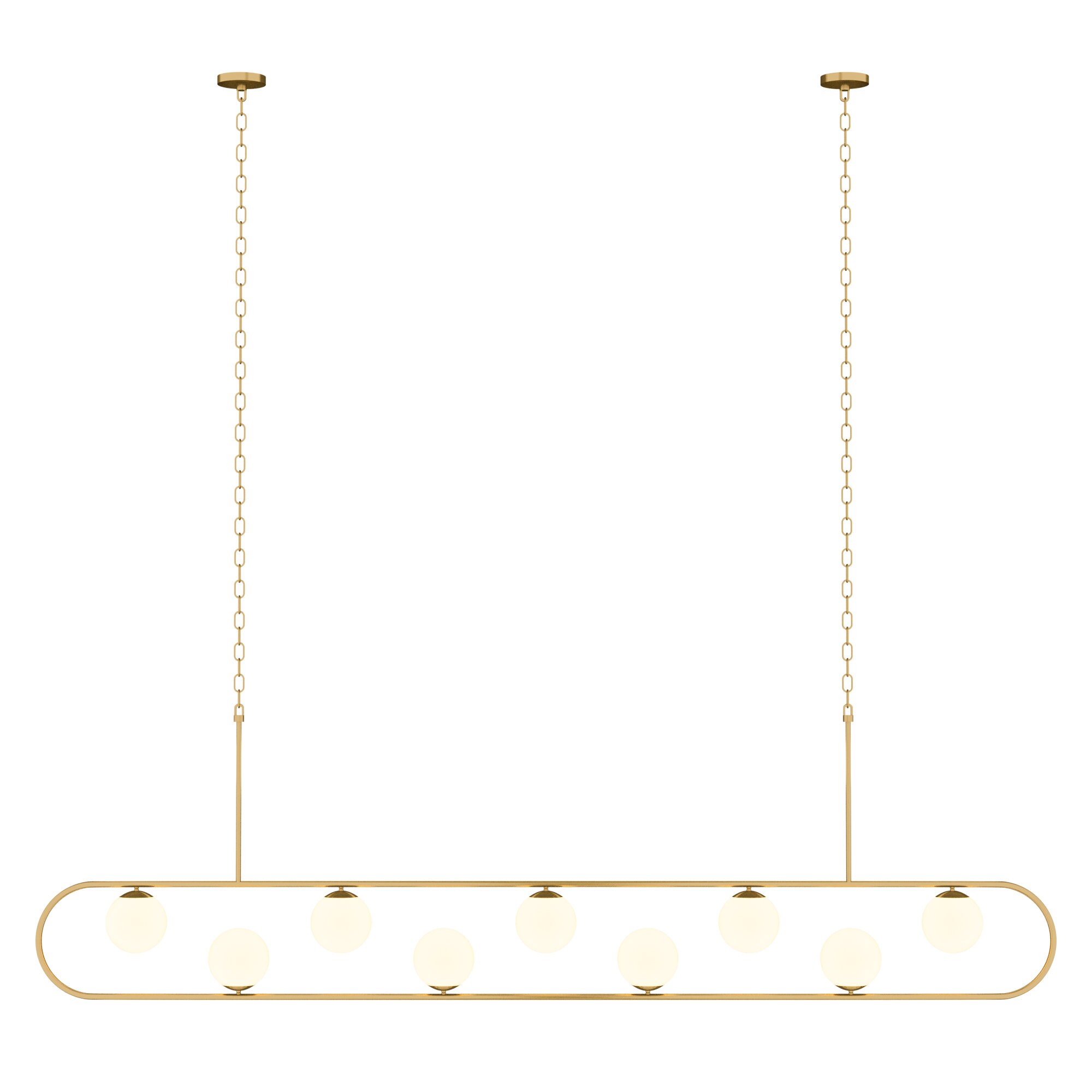 XL Multi Dinner Table Lighting XL Horizontal Pendant Light Modern ...