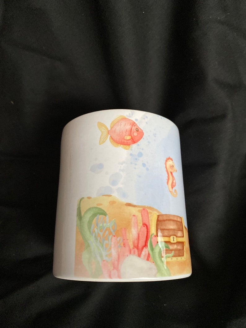 Under the Sea Money Box, Personalised Ceramic Money Box, Christening ...