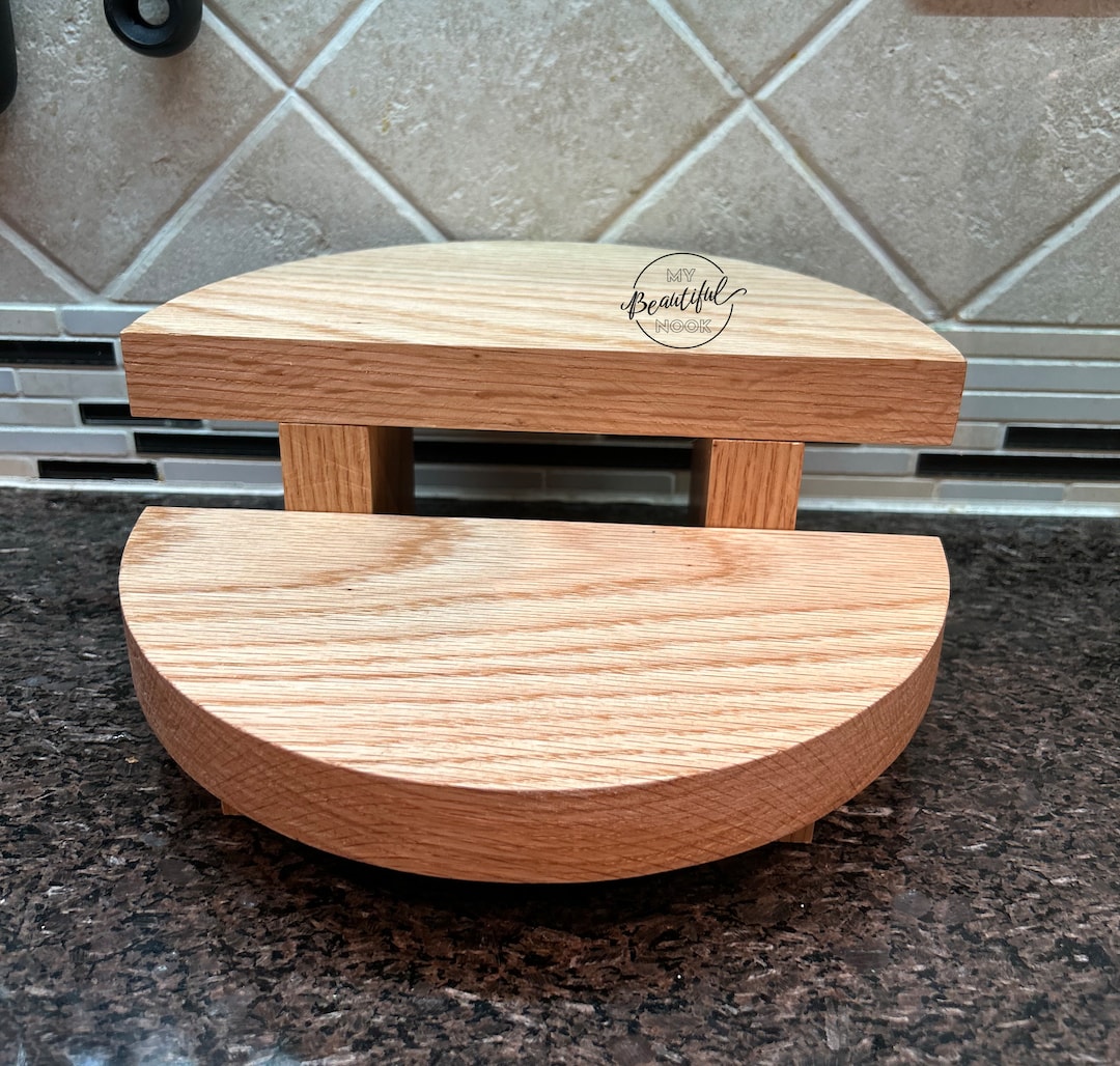 Double Tier Round Table Riser/stand - Etsy