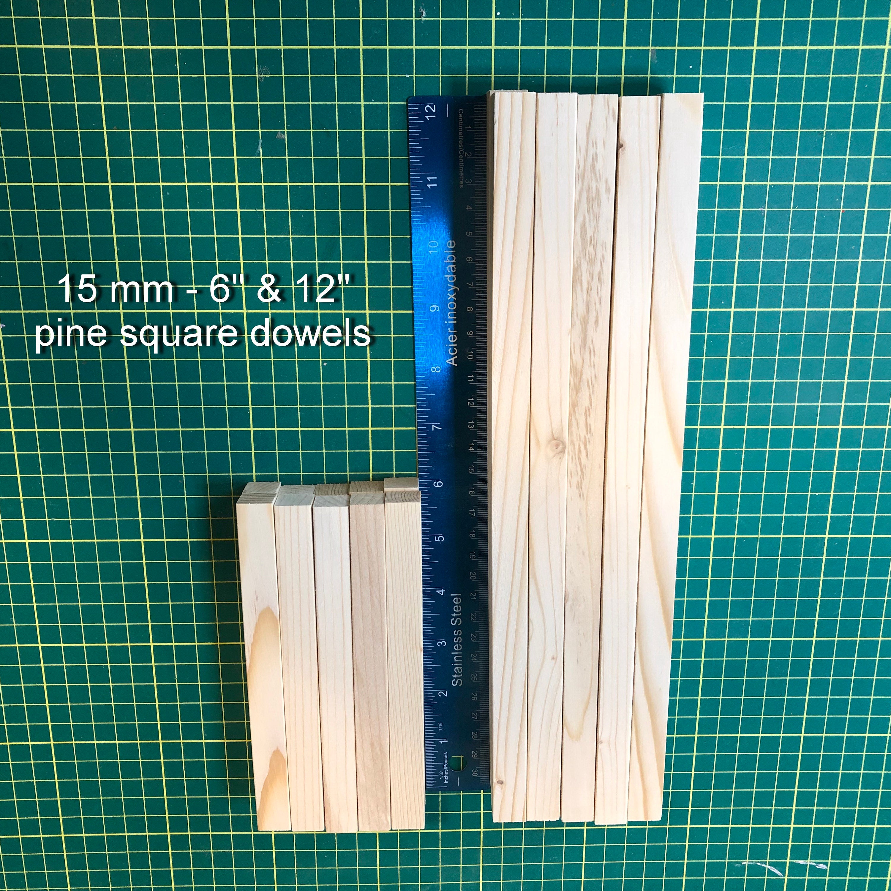 Wooden Square Dowel Rods - Etsy