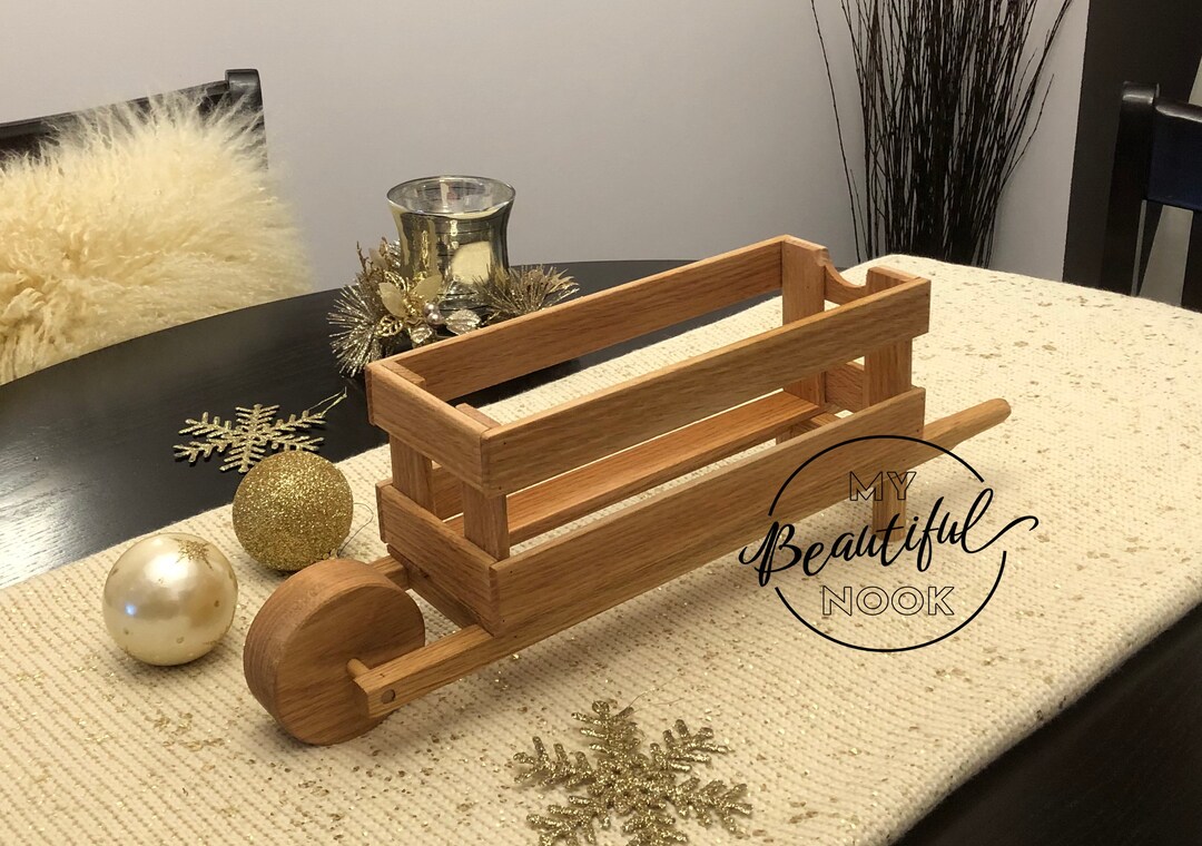 Wine Stand Wheelbarrow, Miniature Wood Centerpiece - Etsy