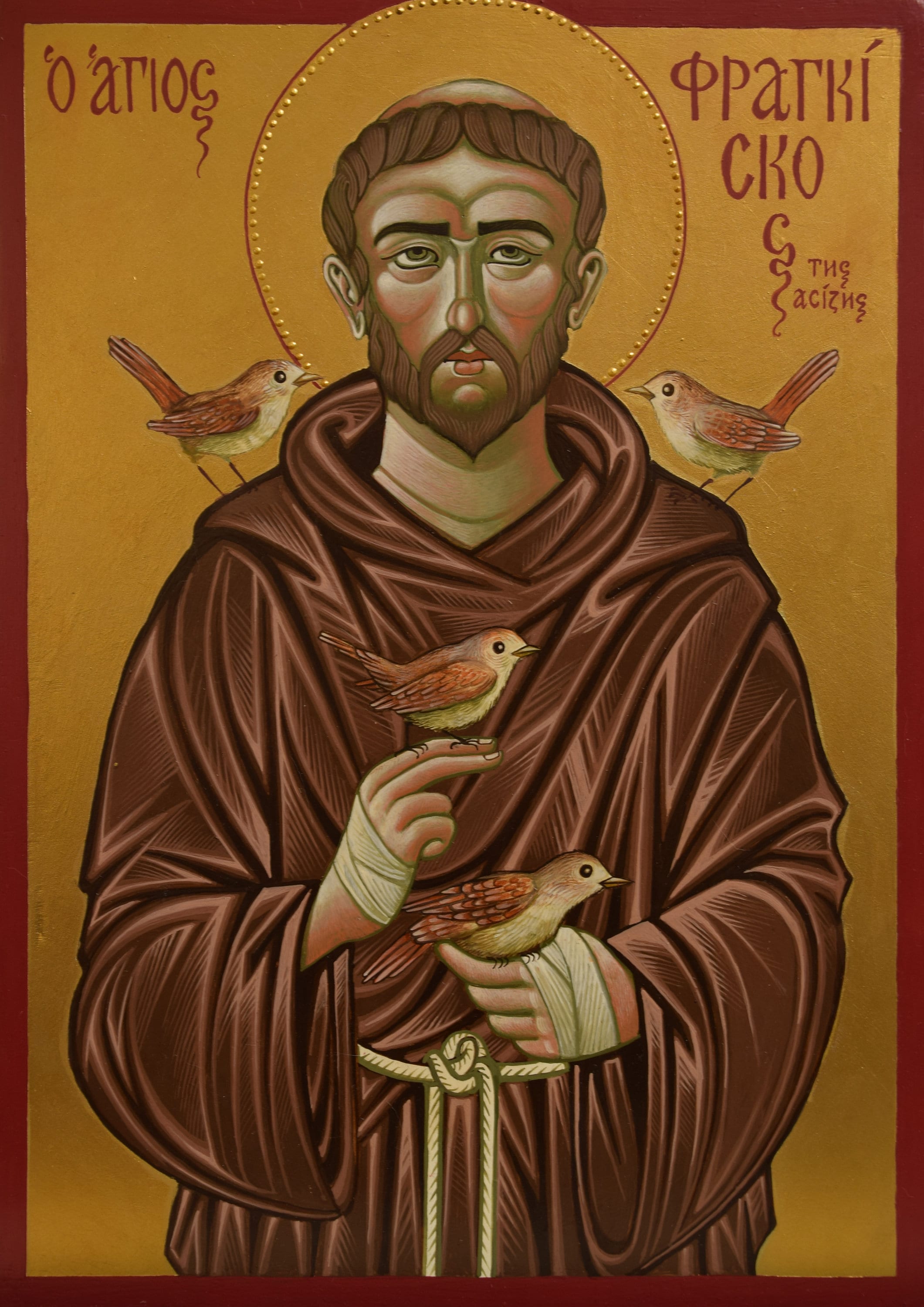 Icon of Saint Francis of Assisi (TO ORDER) - Etsy