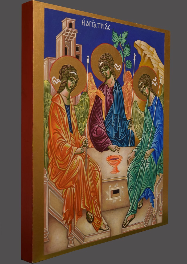 Icon of Holy Trinity - Etsy