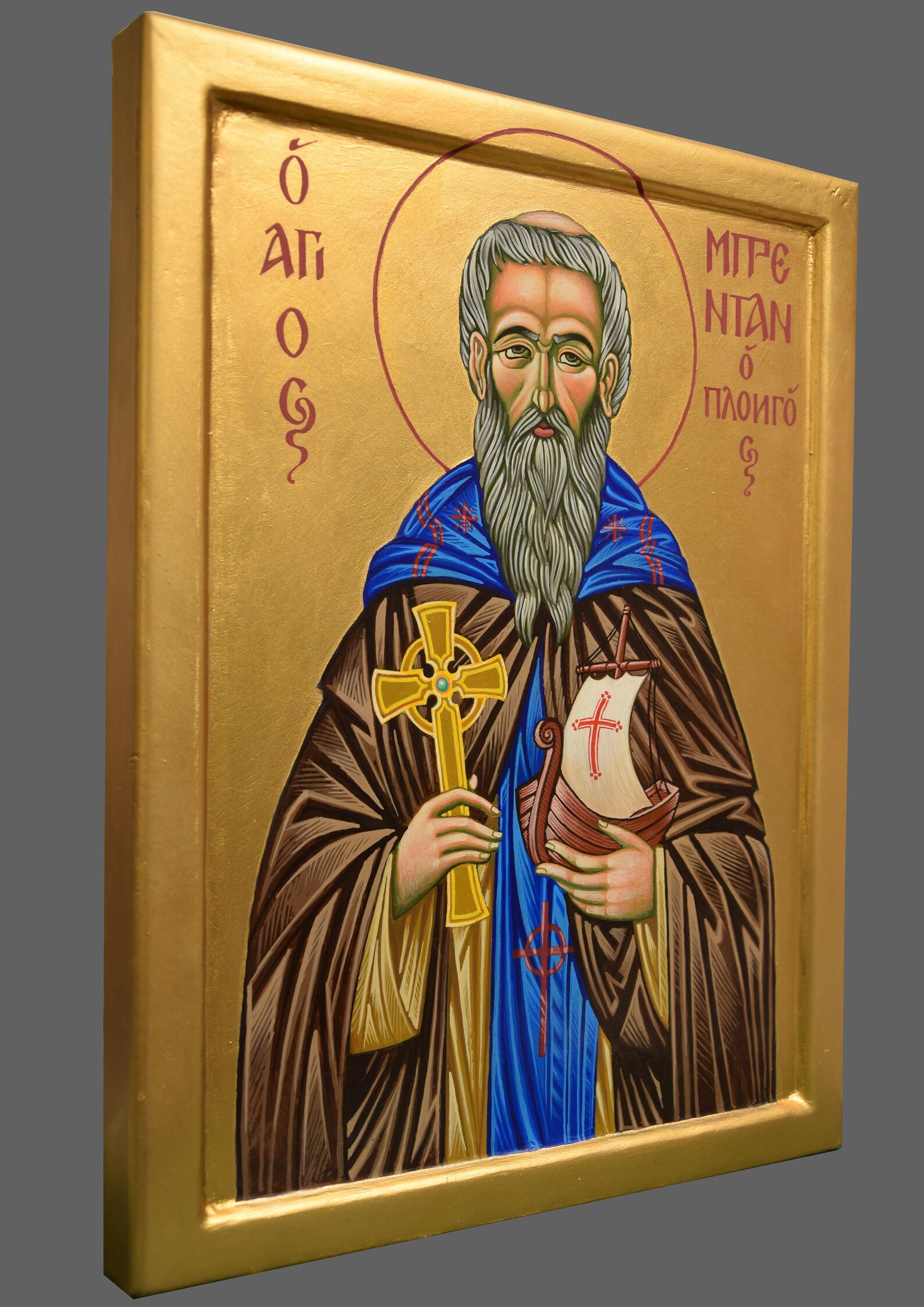 Icon of Saint Brendan the Navigator (TO ORDER) - Etsy