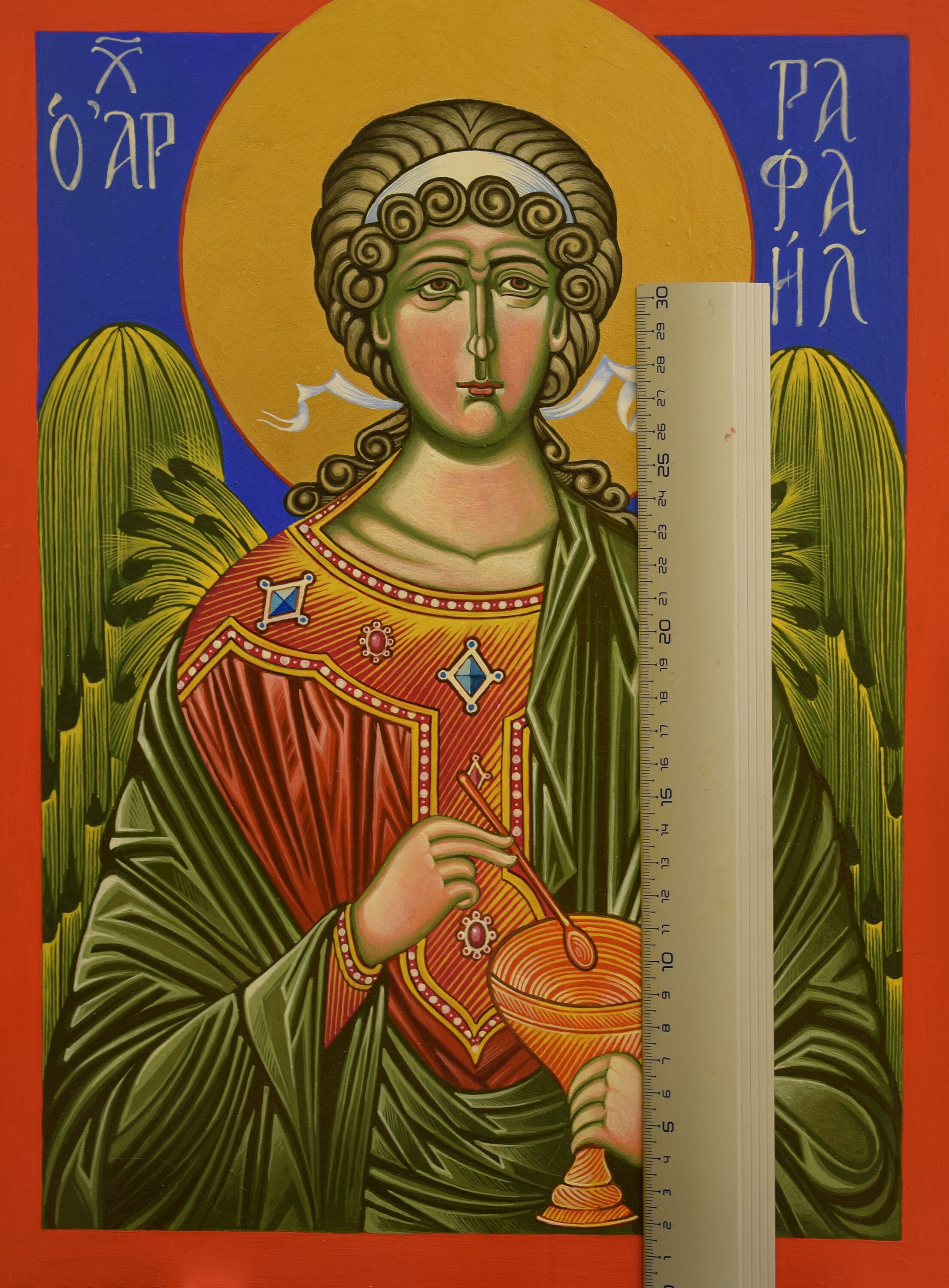 Icon of St. Raphael Archangel (TO ORDER) - Etsy