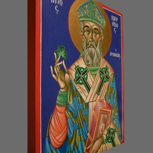 Saint Patrick Icon (TO ORDER) - Etsy