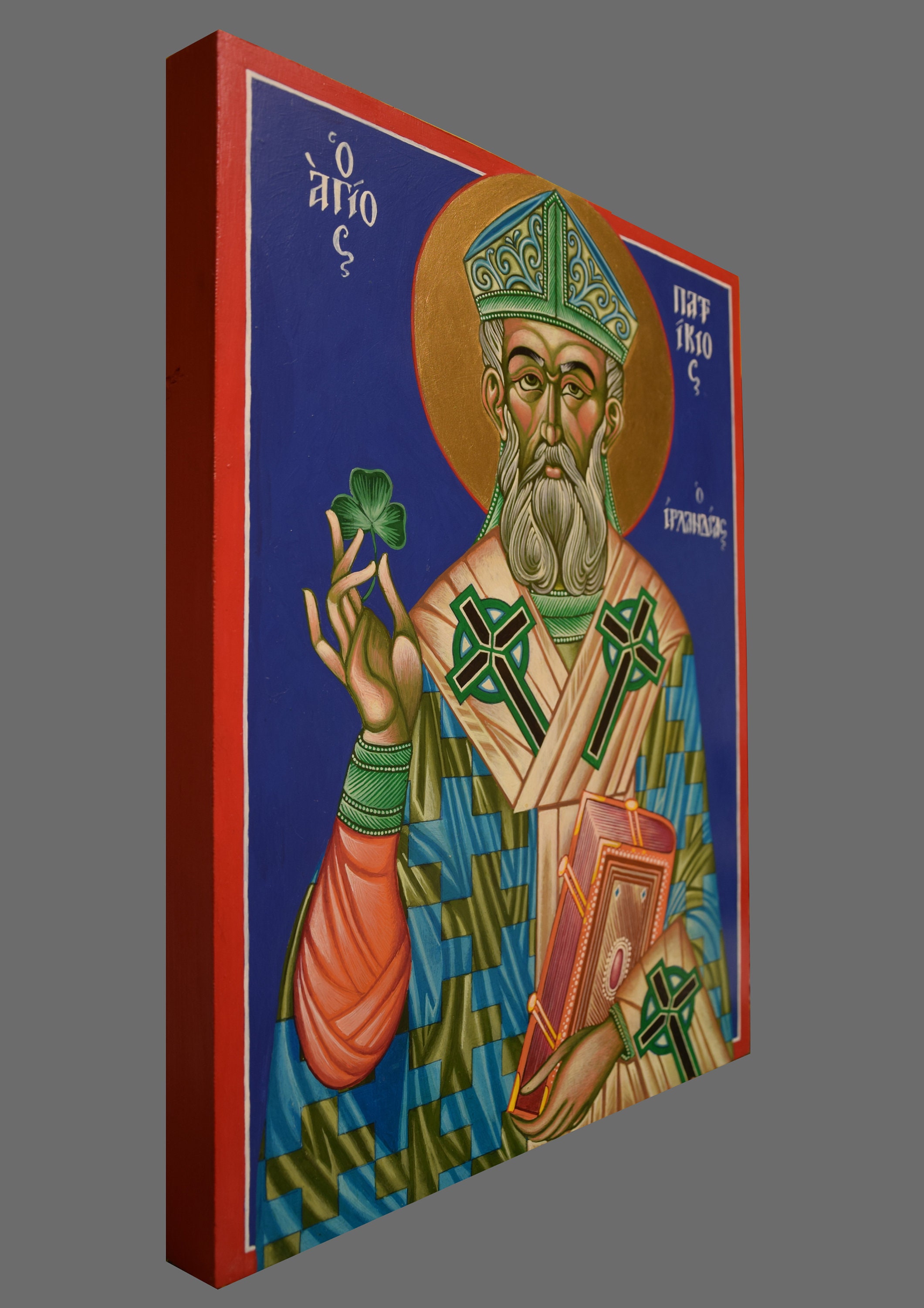 Saint Patrick Icon (TO ORDER) - Etsy