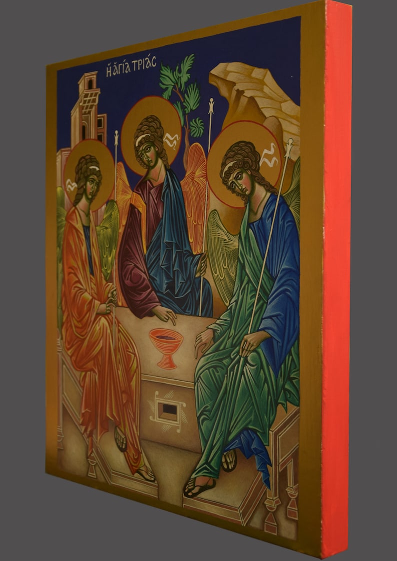 Icon of Holy Trinity - Etsy