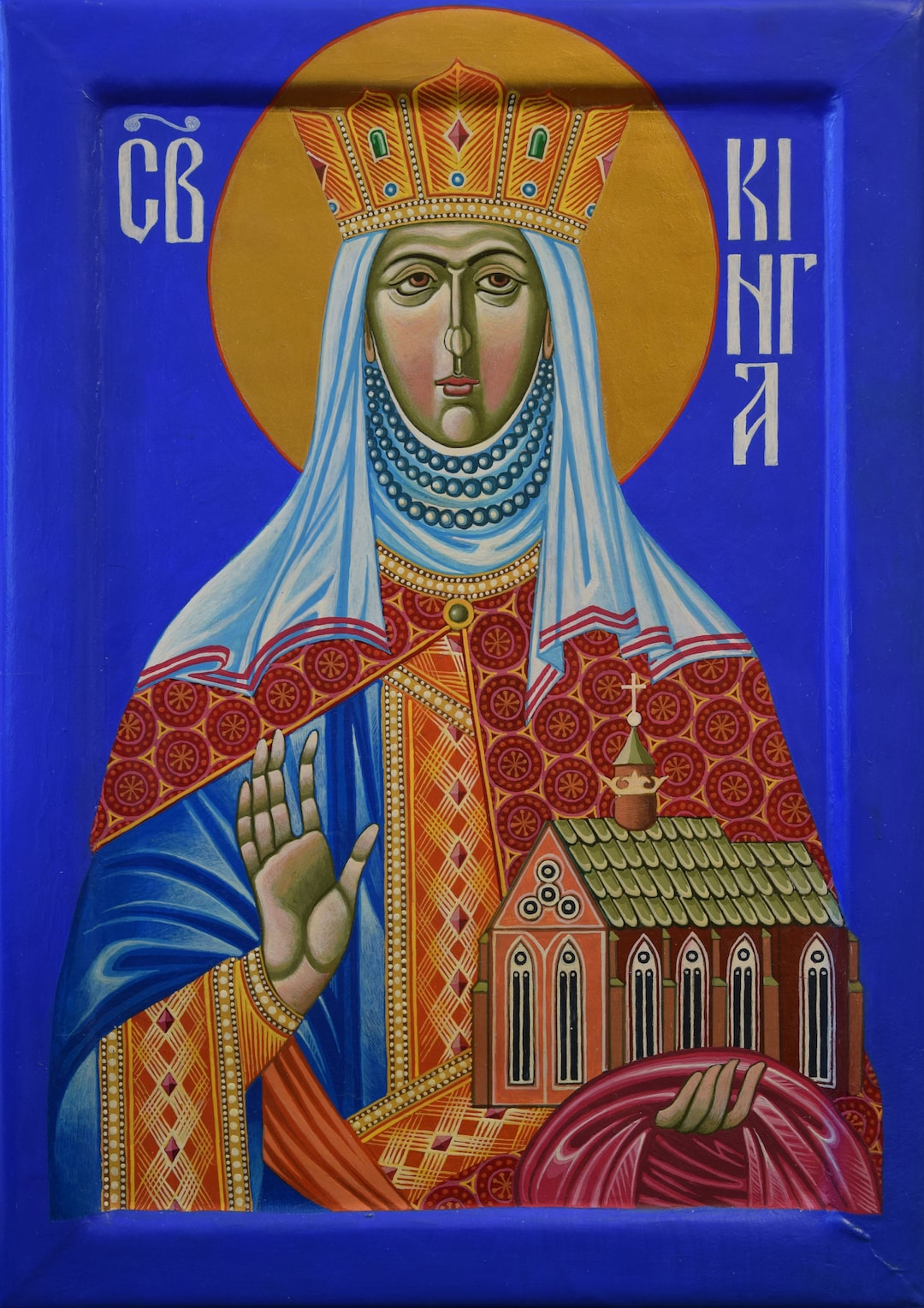 Saint Kinga Icon / Icon of Saint Kinga ( TO ORDER ) - Etsy