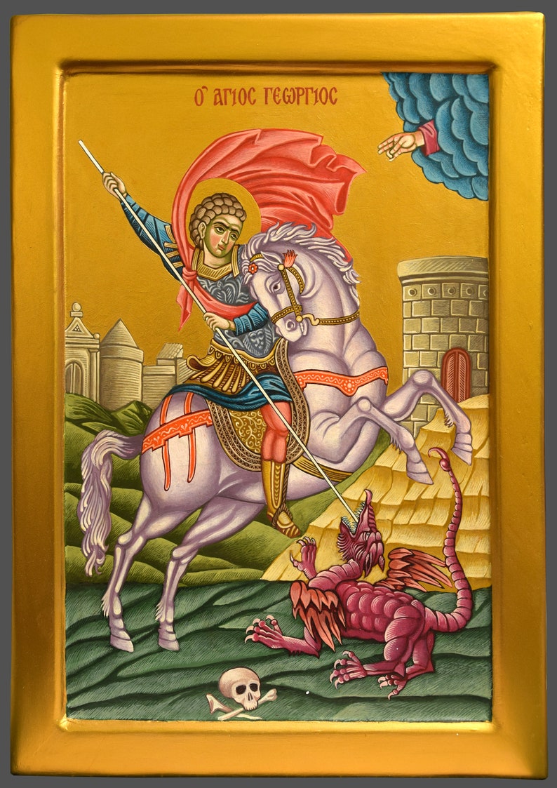 Saint George Icon / Ikona Św. Jerzego / Iкона Свяатого Юрiя Змiєборца ...