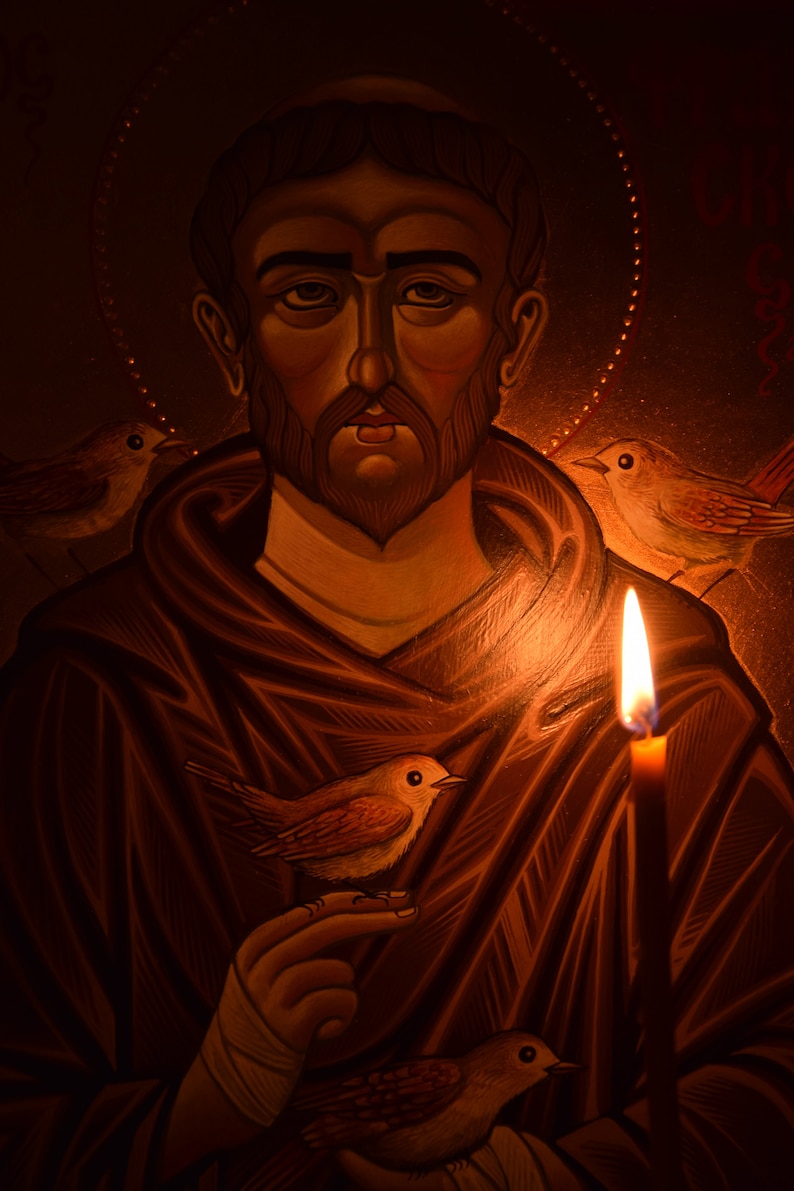 Icon of Saint Francis of Assisi (TO ORDER) - Etsy