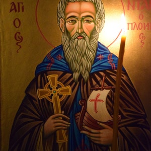 Icon of Saint Brendan the Navigator (TO ORDER) - Etsy