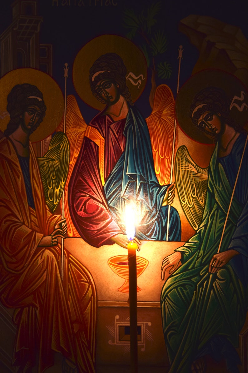 Icon of Holy Trinity - Etsy