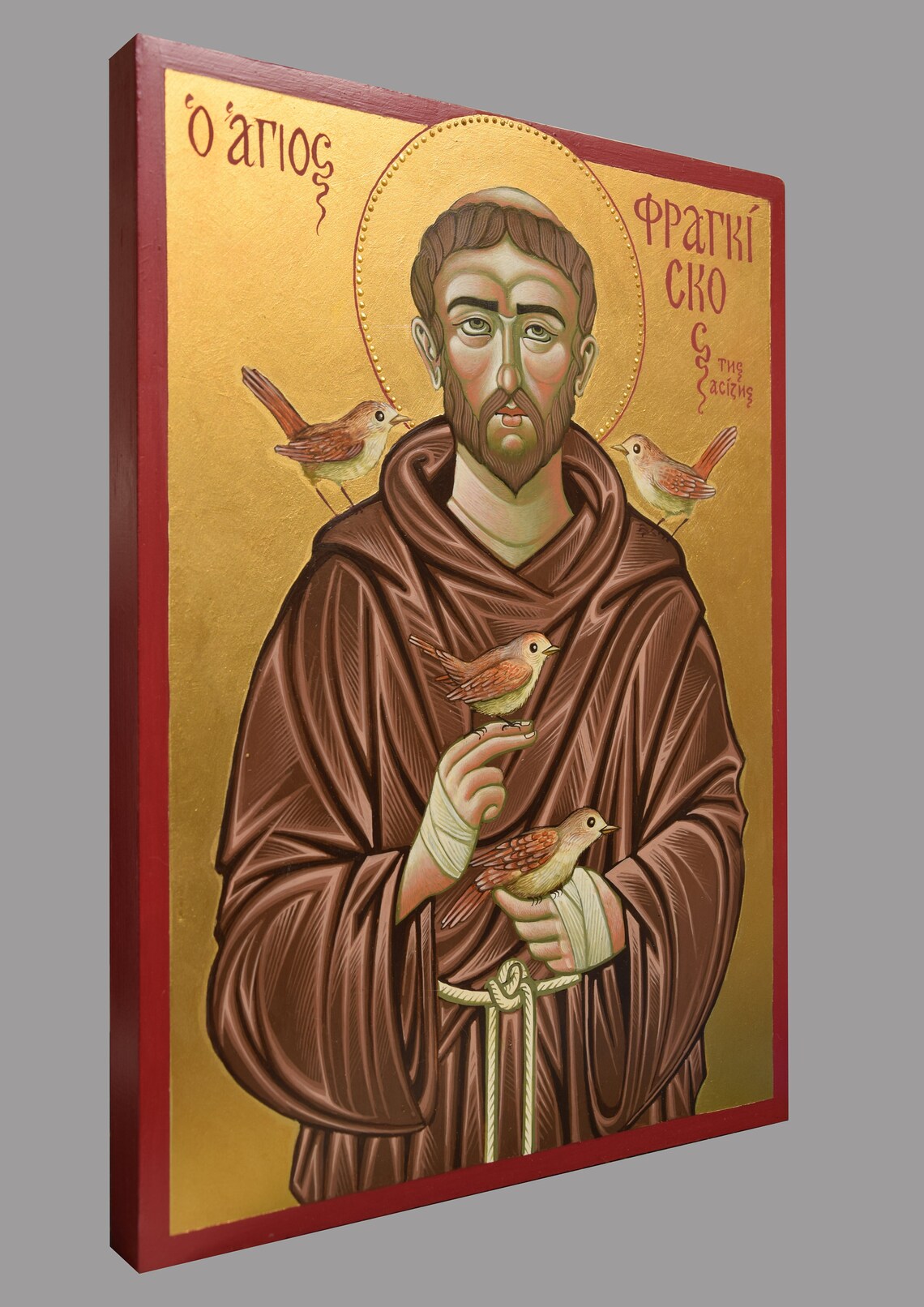Icon of Saint Francis of Assisi (TO ORDER) - Etsy